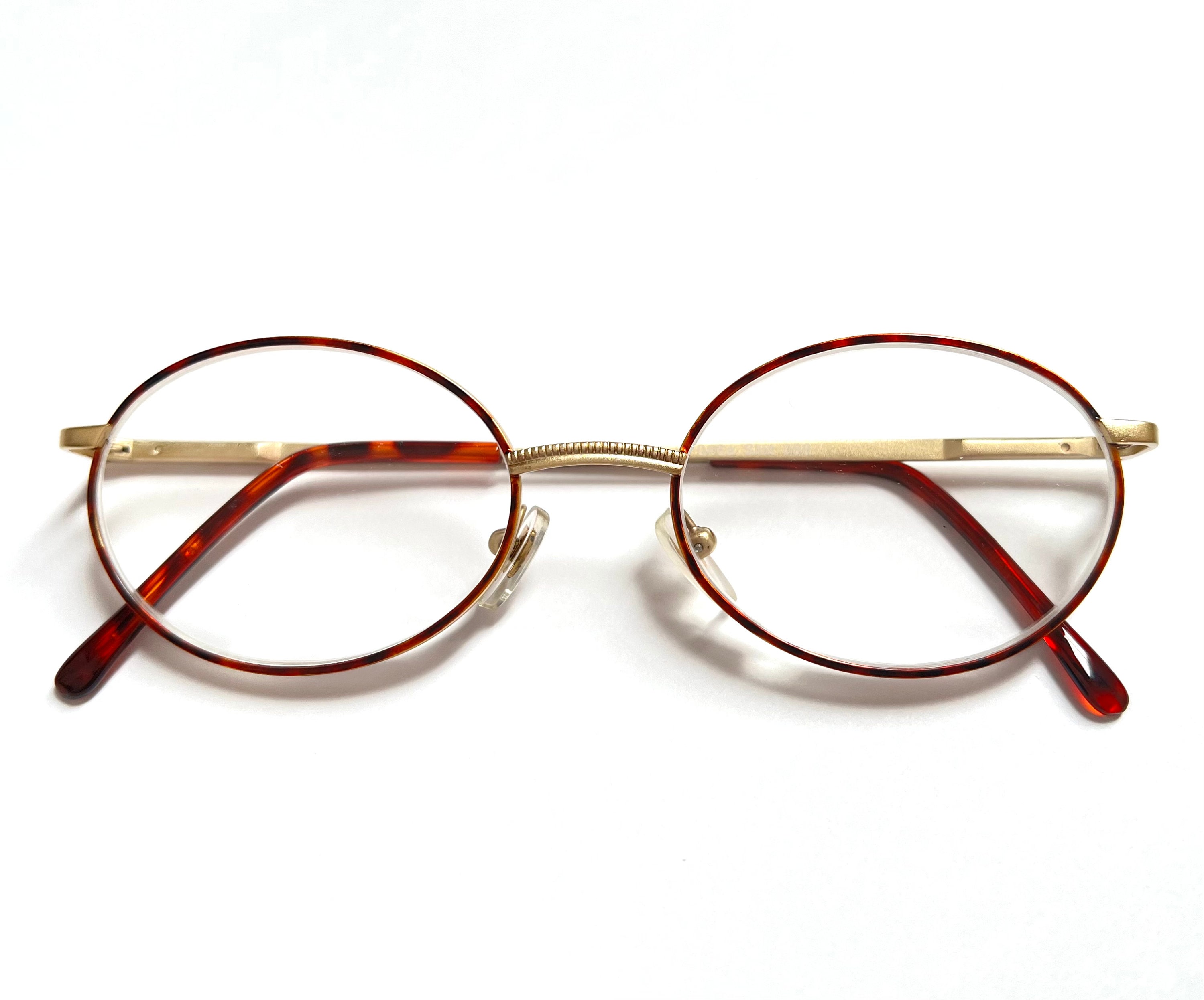 Retro Oval Vintage Style Reading Glasses Gold Frame Leopard - Etsy