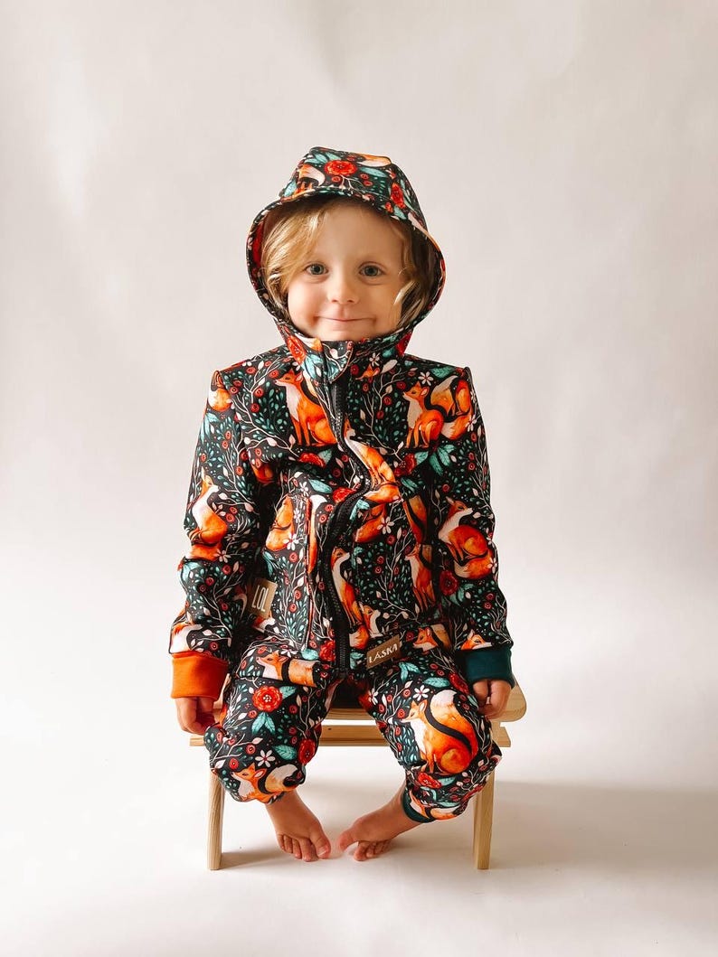 Kids Outdoor Jacket Sewing Pattern PDF File A4A0 Videotutorial for ...