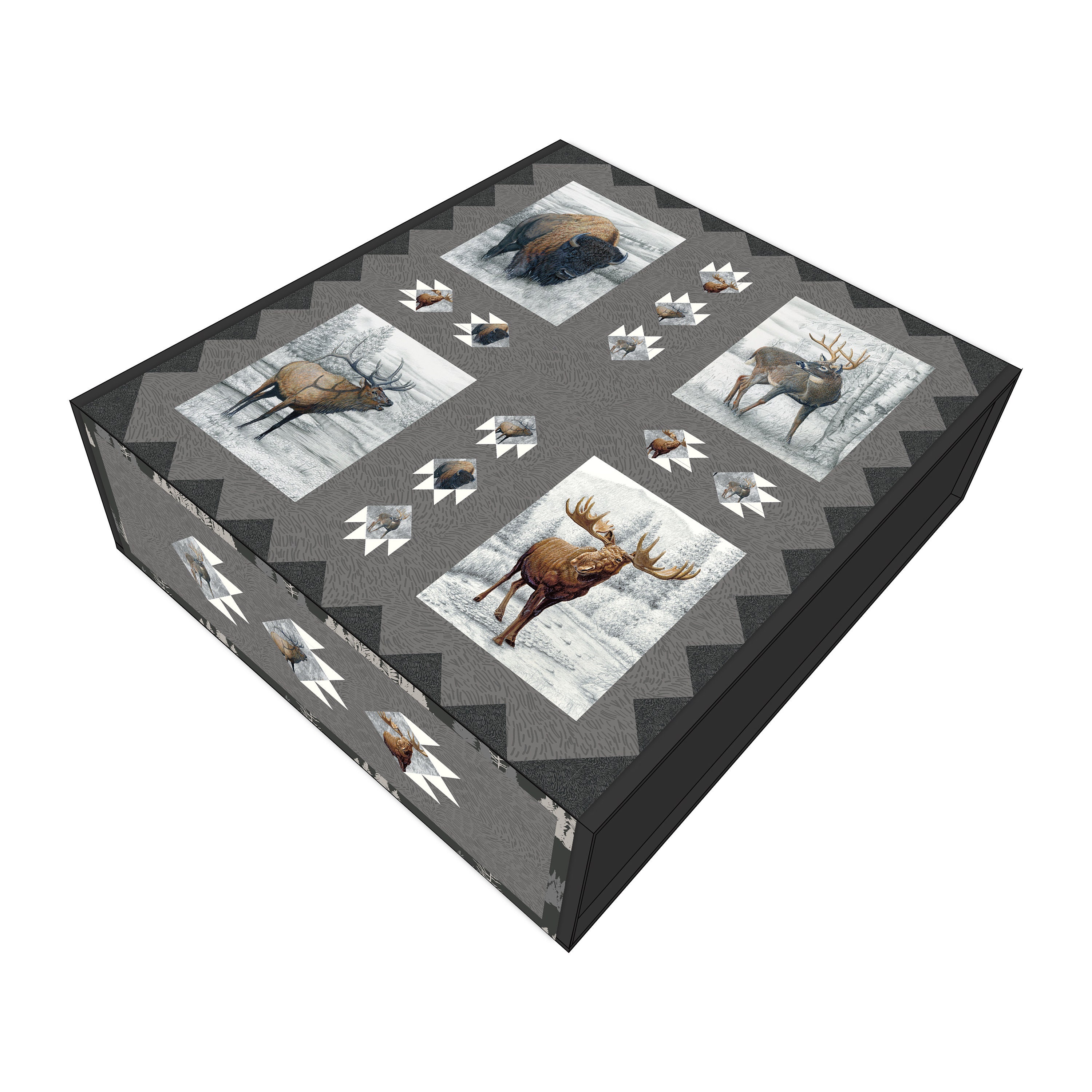 Big Game Pillow Panel Quilt Boxed Kit RBD Designers KT-12970 - Etsy
