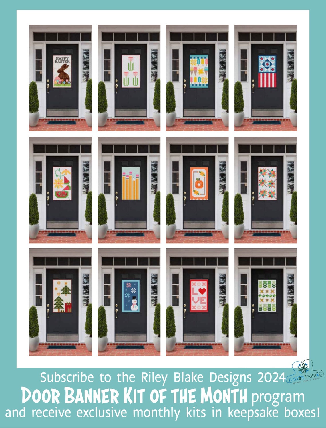 Door Banner Kit of the Month Club by Riley Blake 2024 Subscription ...