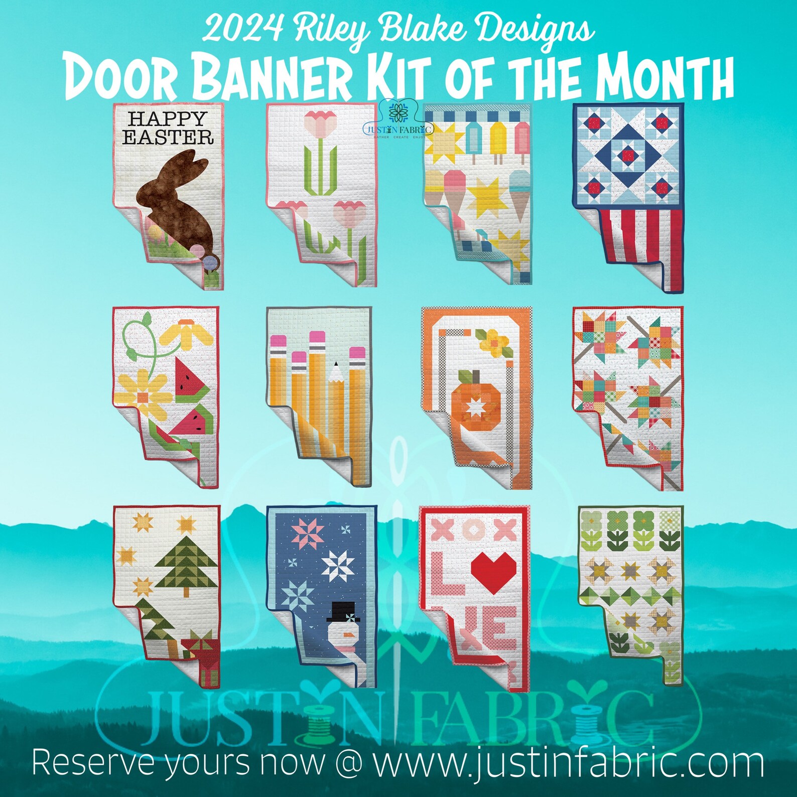 Door Banner Kit of the Month Club by Riley Blake 2024 - Etsy