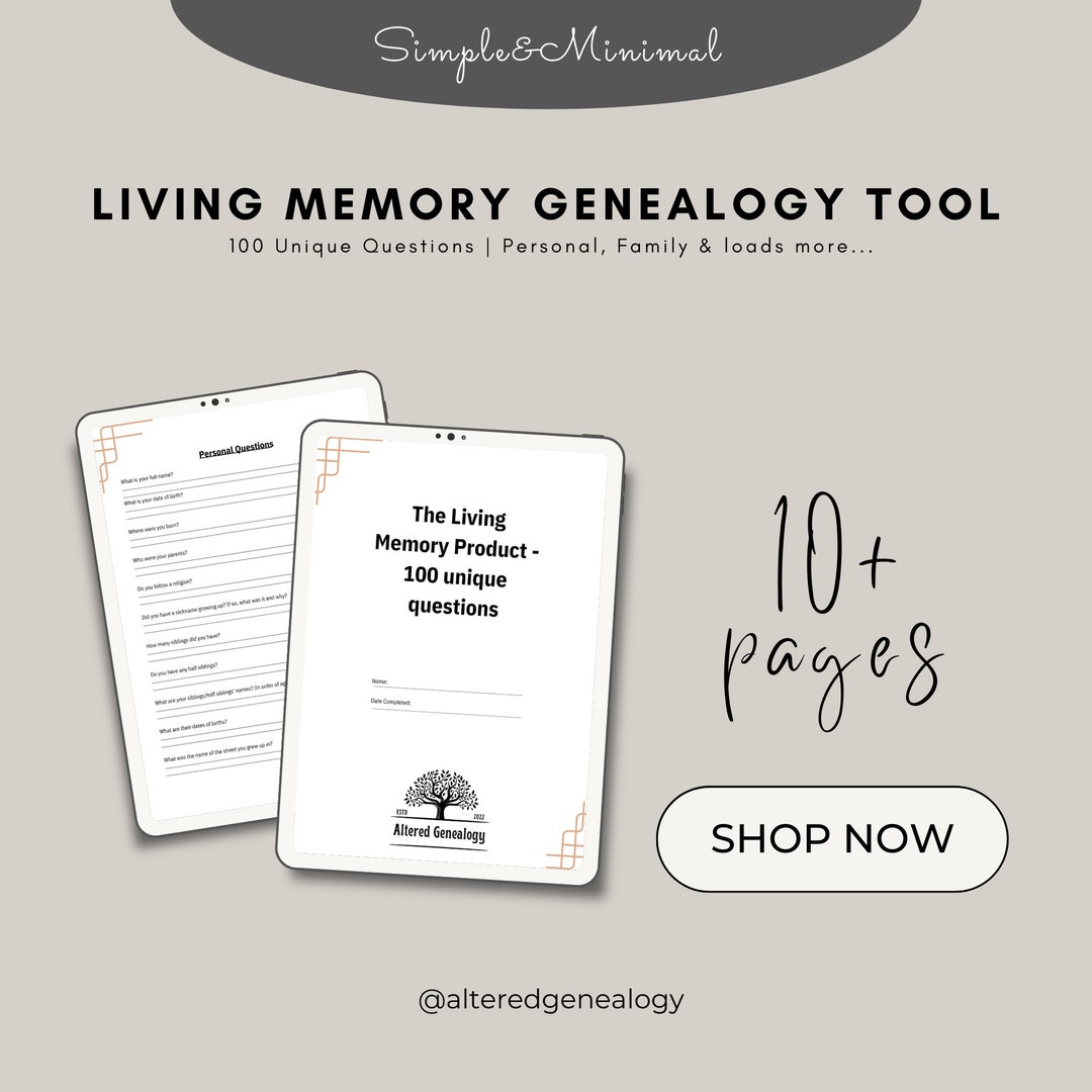 Discover Your Family's History With the Living Memory Genealogy Tool ...