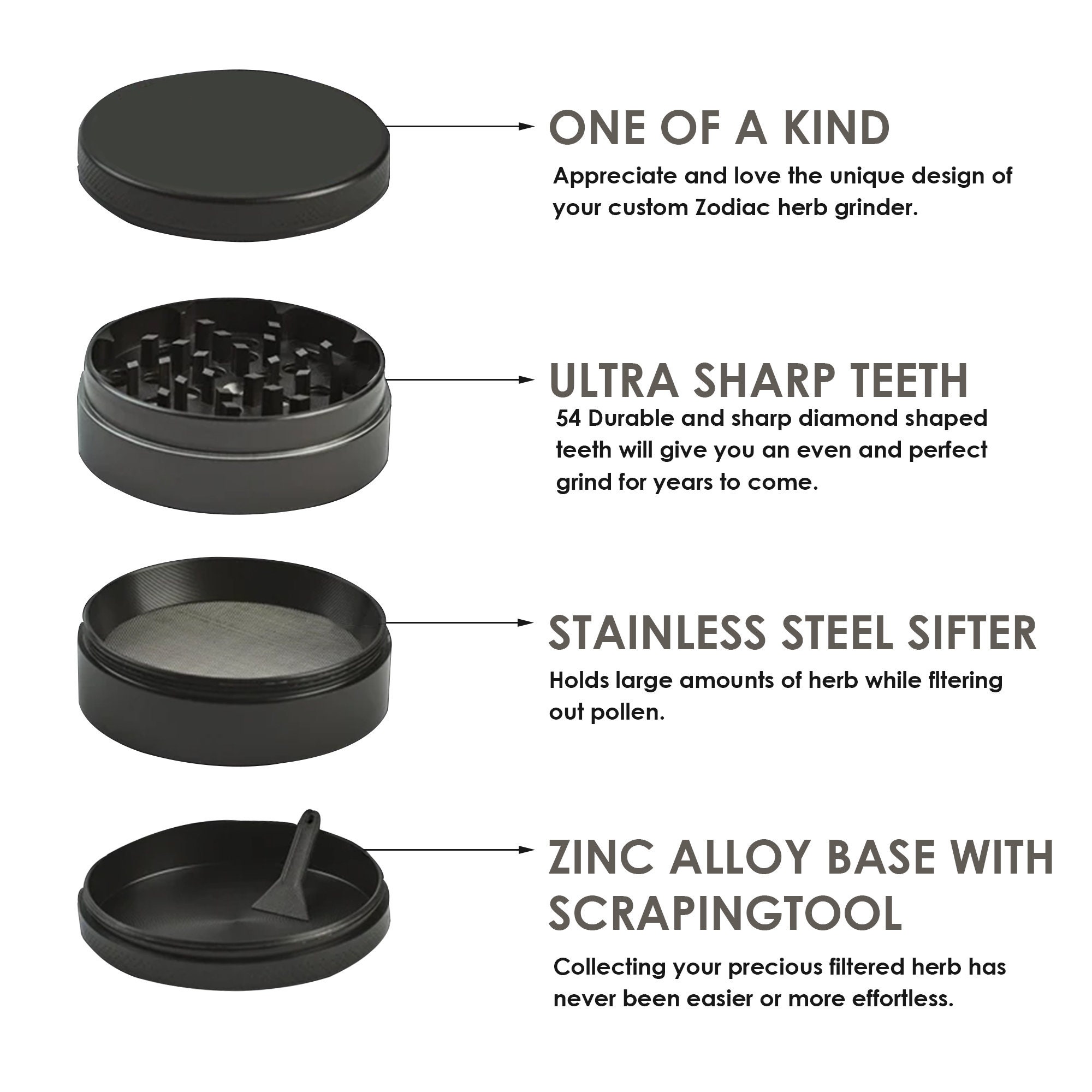 Personalized Grinder,metal Herb Grinder,cute Grinder,spice Grinder ...