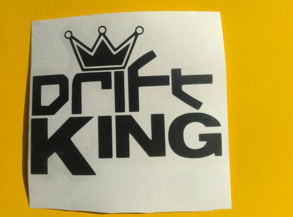 Drift King/ Vynil Decal/ Car Decals/ JDM Stickers/ Funny Car - Etsy