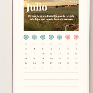 2023 Printable Calendar / Printable Calendar 2023 in Spanish - Etsy