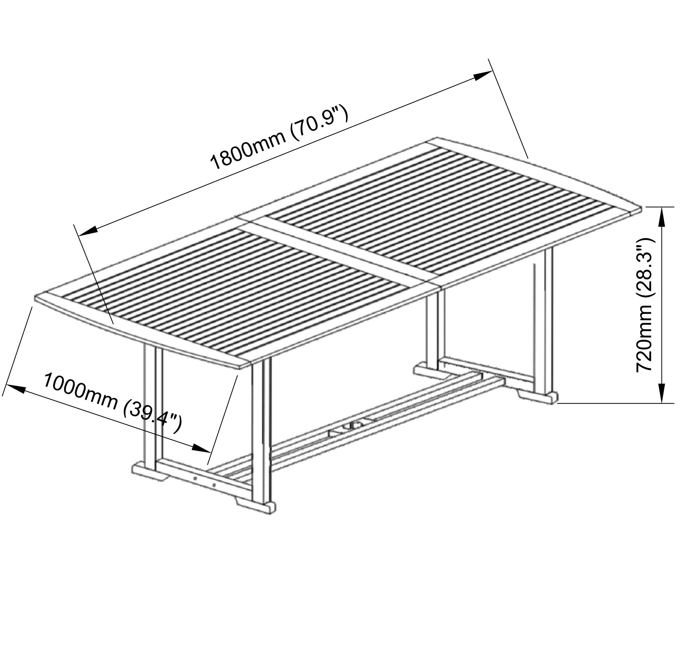 Extendable Dining Table Acacia Wood Natural Colour - Etsy