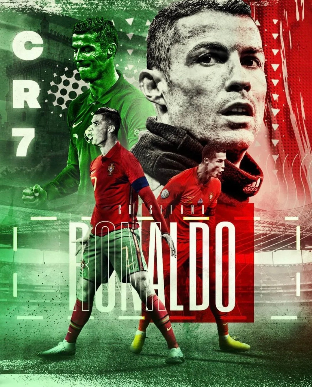 Ronaldo Football A4 Poster and Prints Art Prints - Etsy