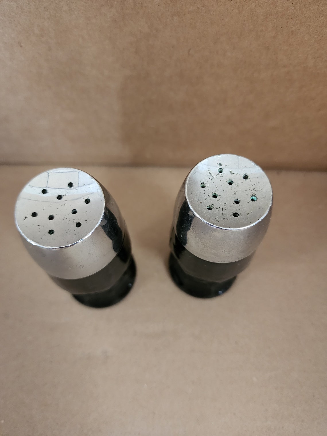 Ruby Red Salt & Pepper Shakers - Etsy