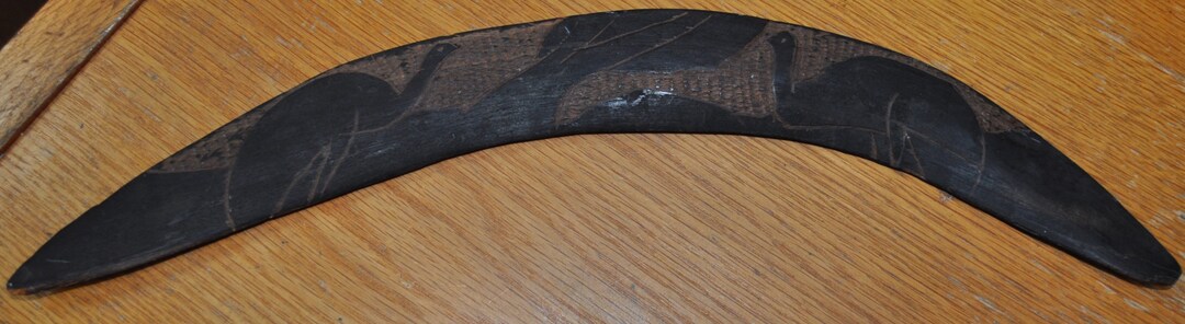Antique Aboriginal Adzed Boomerang Carved - Etsy