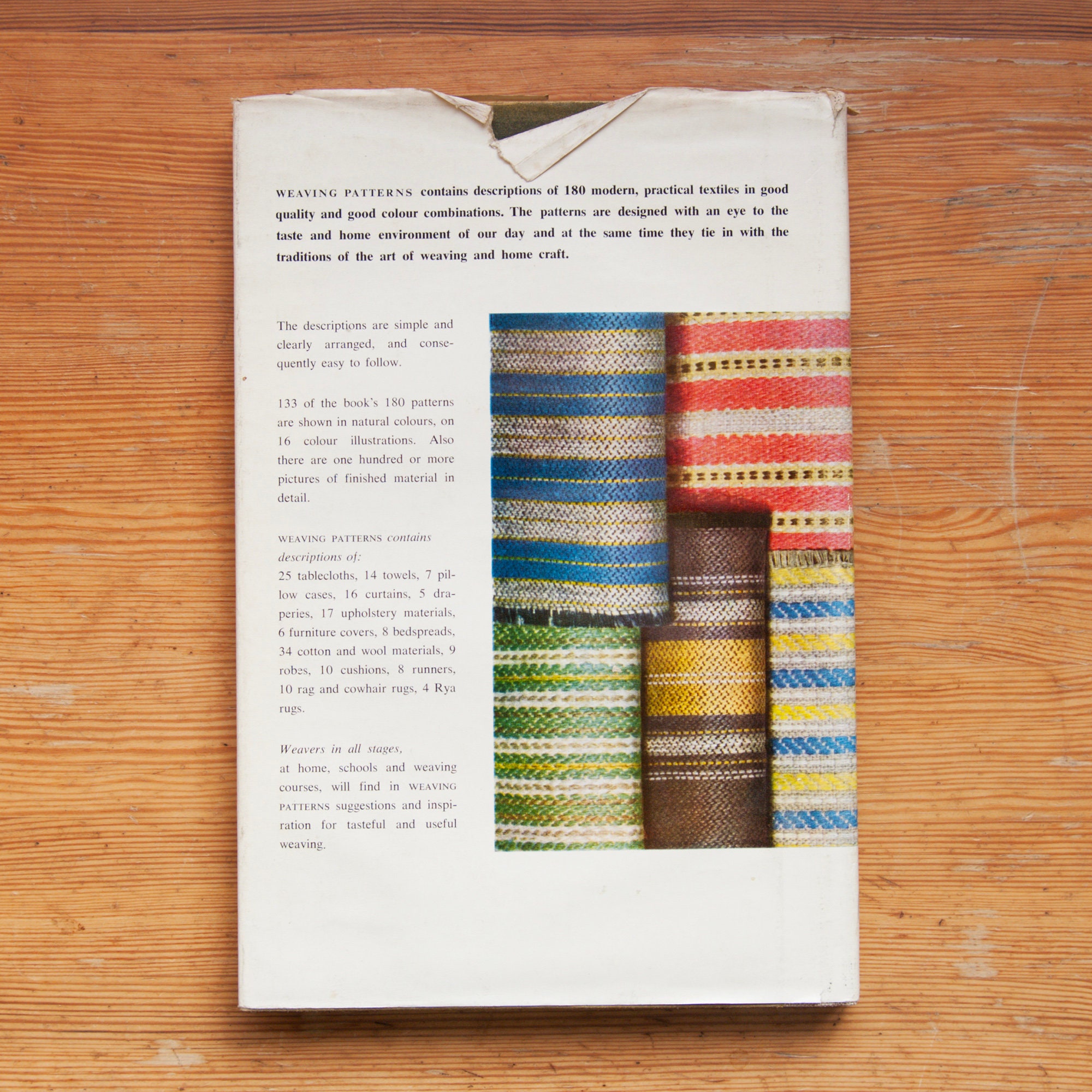 Weaving Patterns From Sweden by Malin Selander Rare Vintage Hardback ...