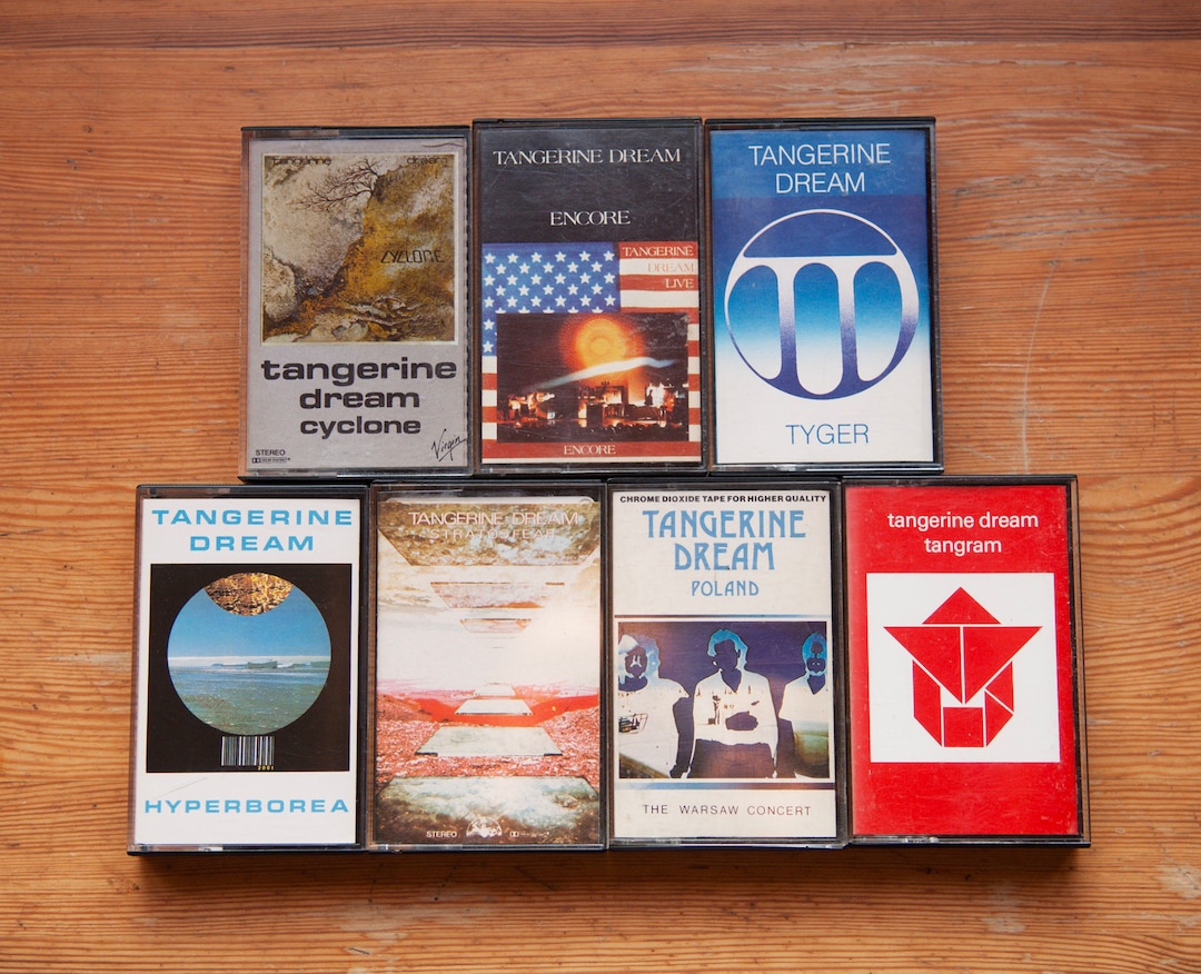 Original Vintage TANGERINE DREAM Cassette Tapes - Select Your Album ...
