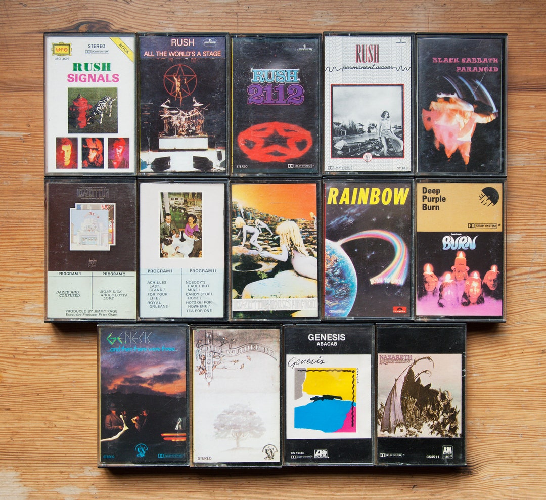 Original Vintage Rock Cassette Tapes - Select Your Album | All VG ...