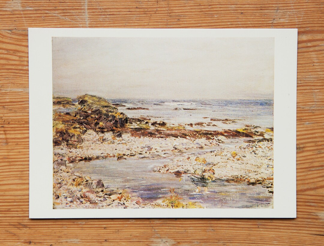 Vintage Art Postcard of the Painting the Shingly Shore by William ...
