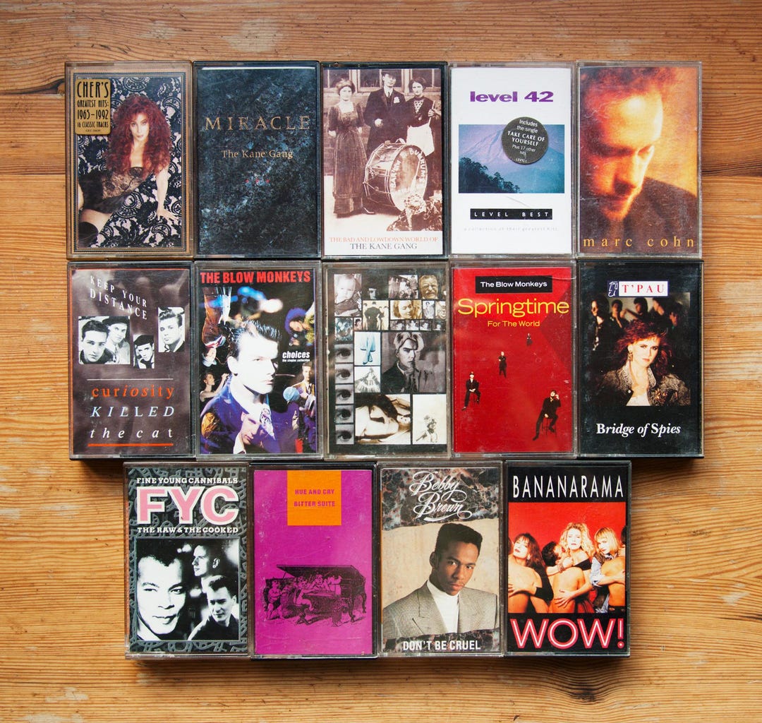 Original Vintage 1980s Pop Cassette Tapes - Select Your Album | All in ...