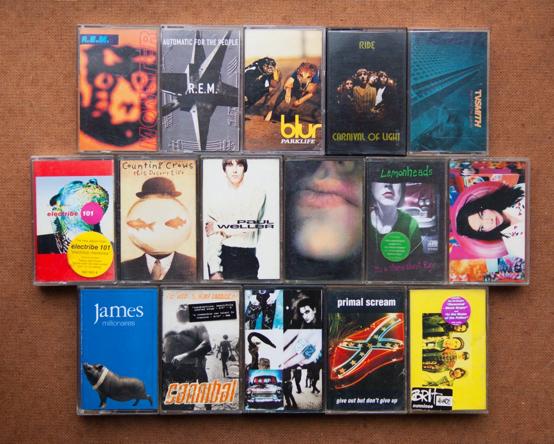 Original Vintage 1990s Music Cassette Tapes - Select Your Album | All ...