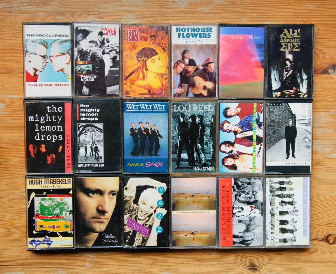 Vintage 1980s Cassette Tape: Select Your Album - VG Condition, Tested ...