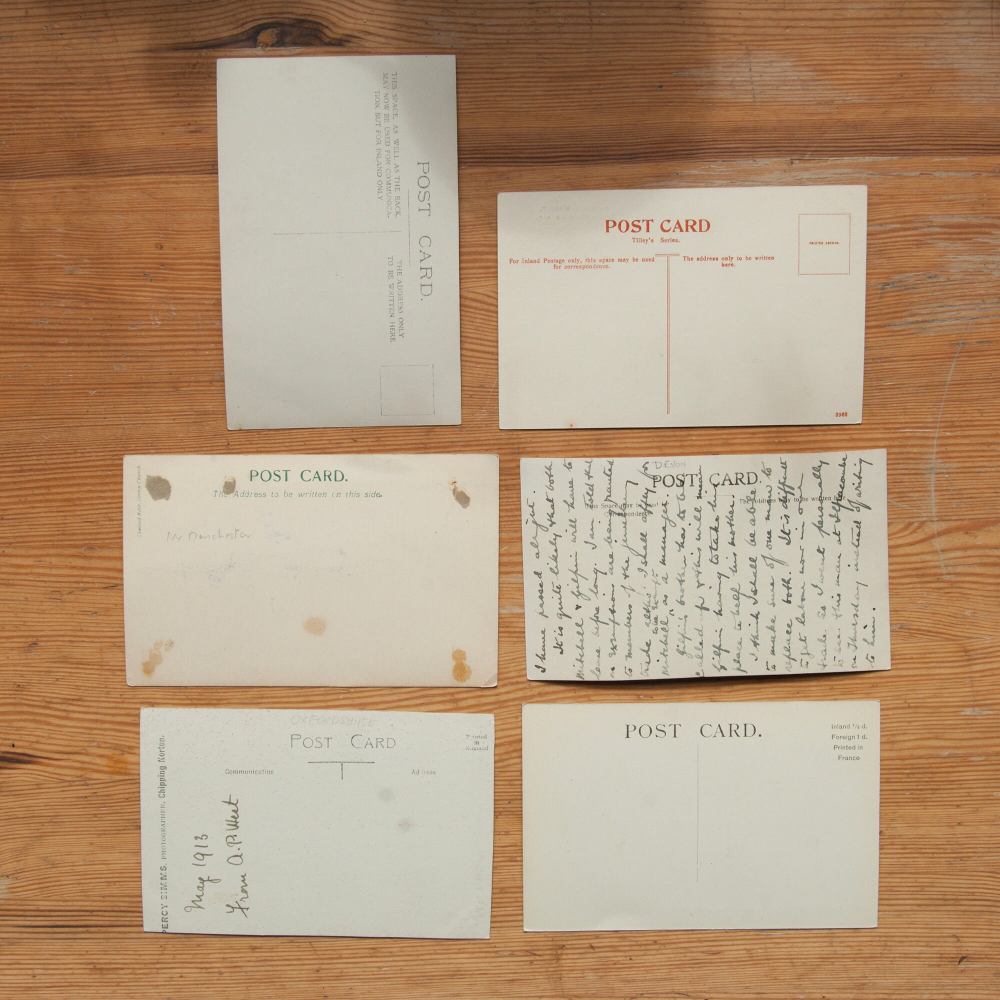 Six Vintage Postcards of Chained Library Books Includes Canterbury ...