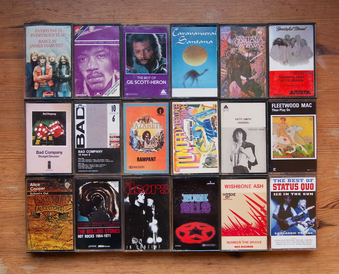Original Vintage Rock Music Cassette Tapes - Select Your Album | All VG ...