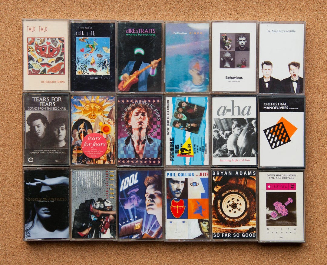 Original Vintage 1980s Cassette Tapes - Select Your Album | All in VG ...