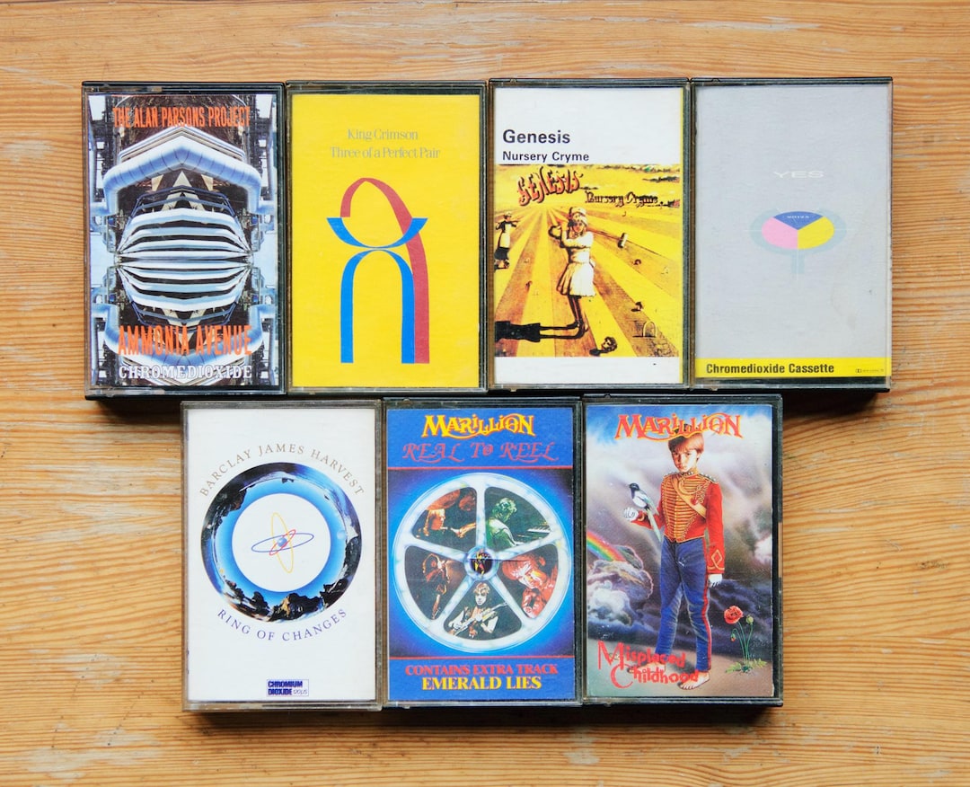 Original Vintage Prog Rock Cassette Tapes - Select Your Album | All VG ...