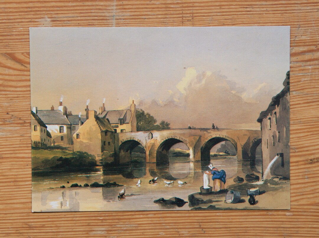 Vintage Art Postcards of the Painting Partick Bridge by Martha Brown ...
