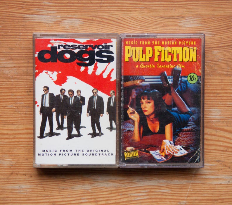 Original Vintage Quentin Tarantino Soundtrack Cassette Tapes Select ...