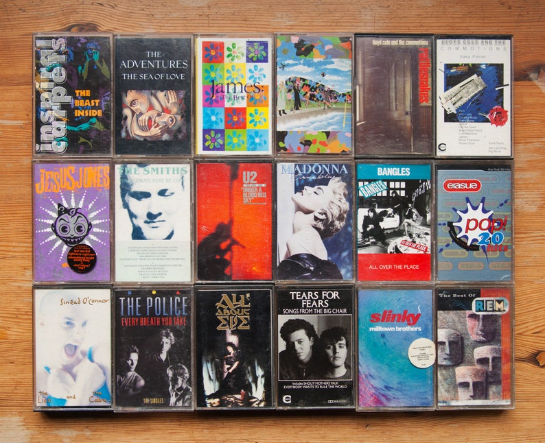 Original Vintage 1980/90s Cassette Tapes Vintage - Select Your Album ...