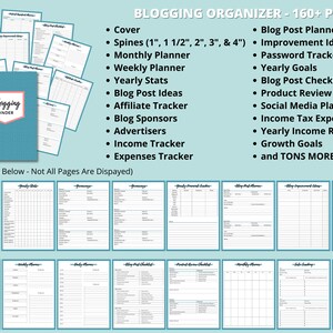 Printable Life Management Planner, 9 in 1 | Each PDF Template of This ...