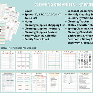 Printable Life Management Planner, 9 in 1 | Each PDF Template of This ...