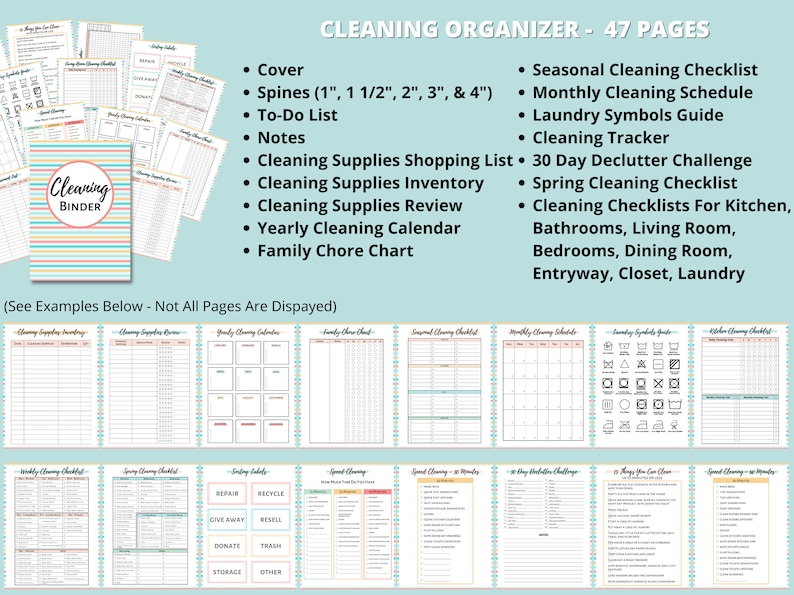 Printable Life Management Planner, 9 in 1 | Each PDF Template of This ...