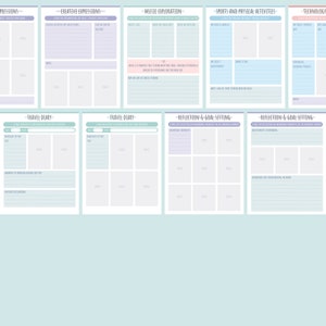 Printable Parent-child Bonding Planner | Printable Parenting Plan ...