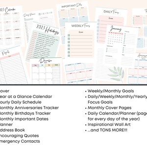 Printable Daily Planner Pages 2023 Daily Journal Daily to Do List Daily ...