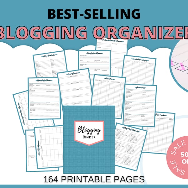 Blogging Planner - Etsy