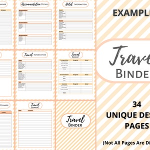 Printable Travel Planner | Packing List for Travel | Printable Travel ...