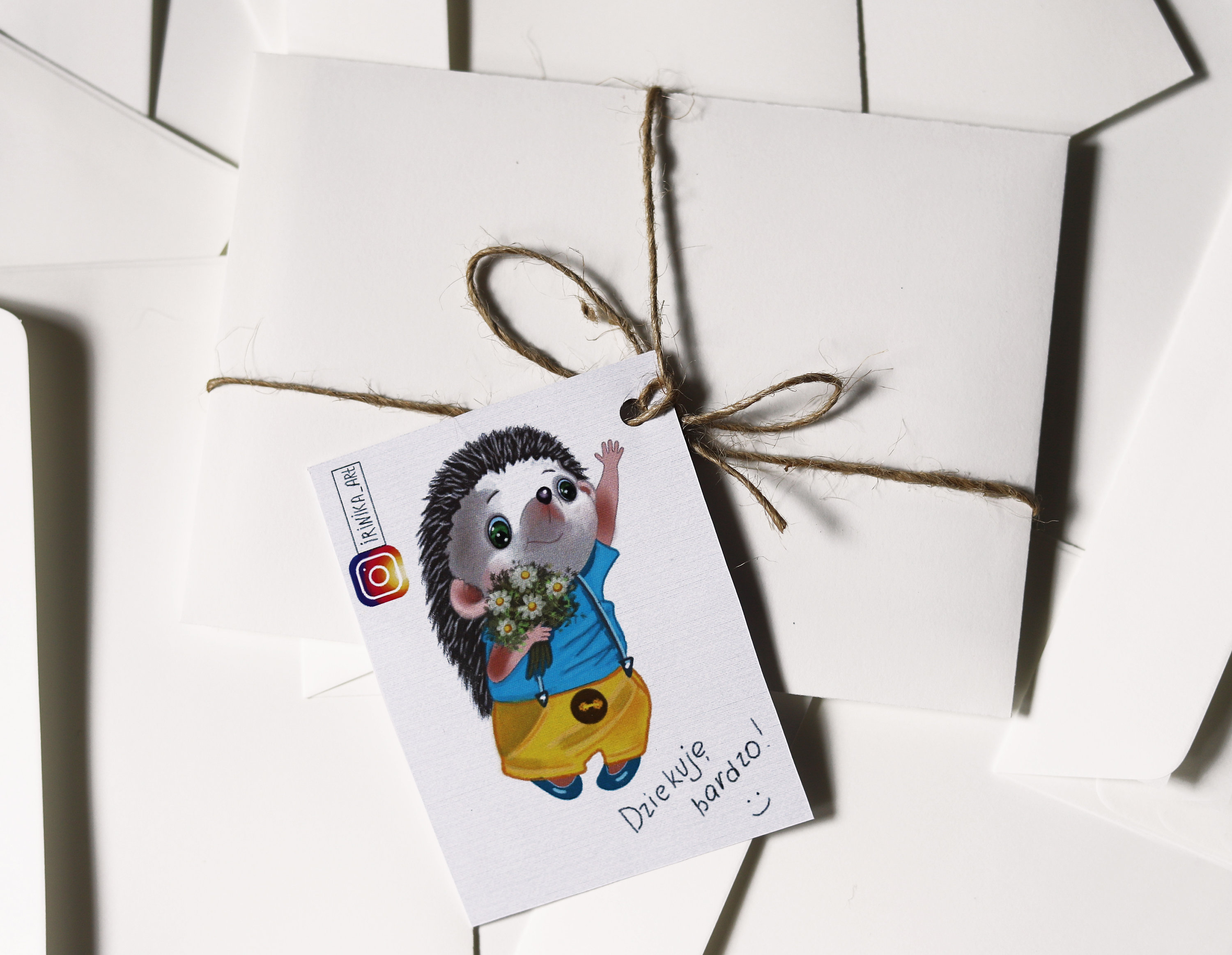 Autumn Postcard Hedgehog Postcard Cute Custom Postcard Card - Etsy