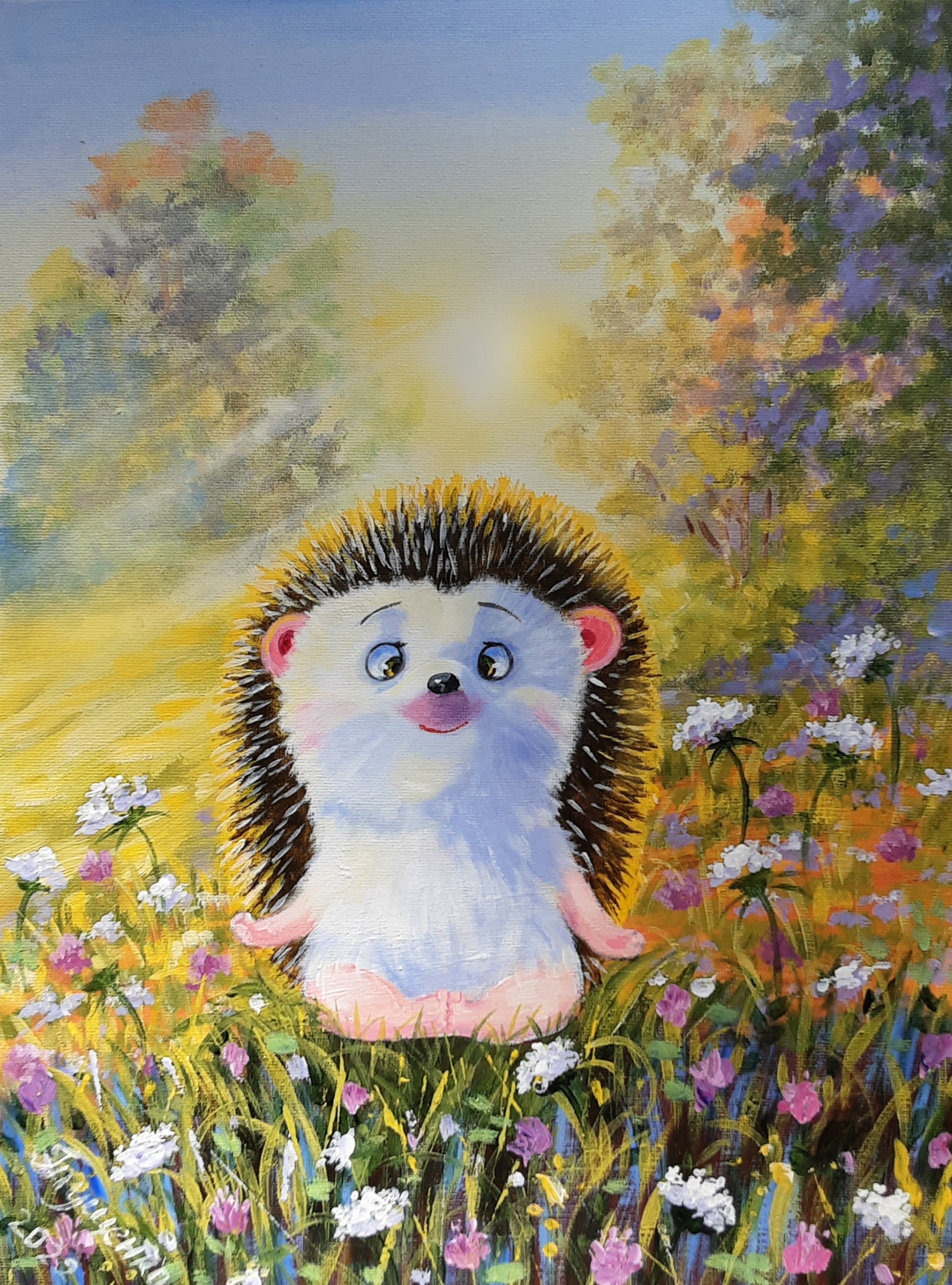 Hedgehog Postcard Set of 3, Cute Custom Postcard, Funny Birthday Set ...