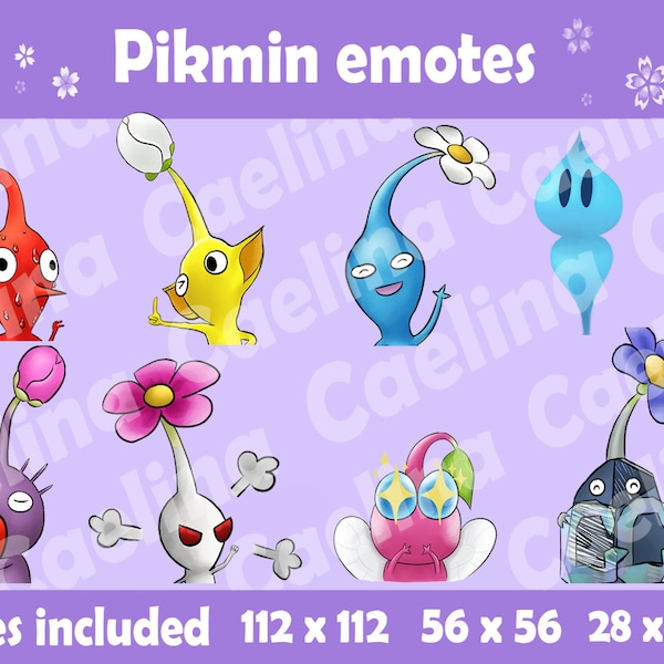 Pikmin Emote - Etsy