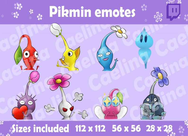 Emotes Twitch Pikmin - Etsy