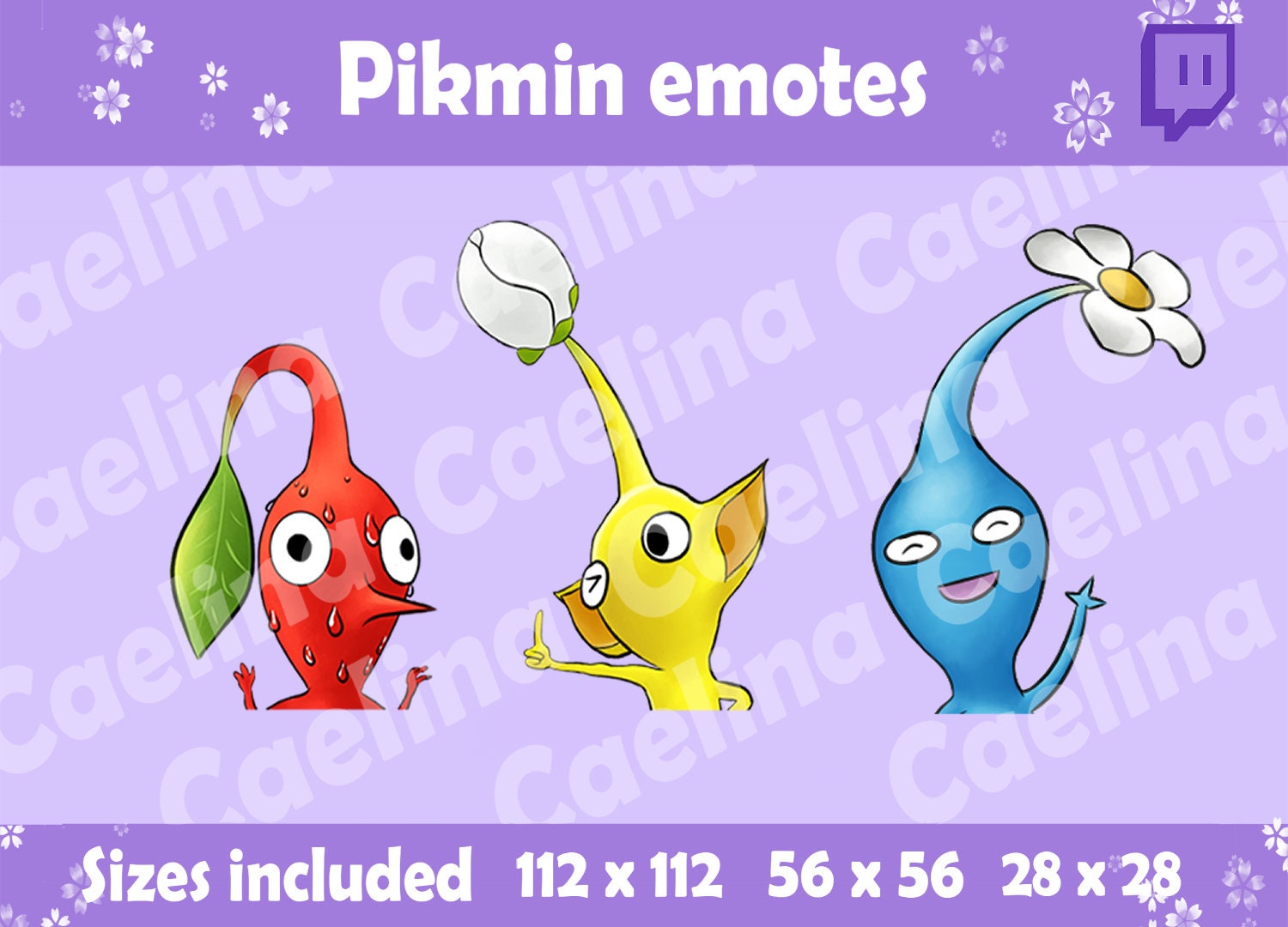 Emotes Twitch Pikmin - Etsy
