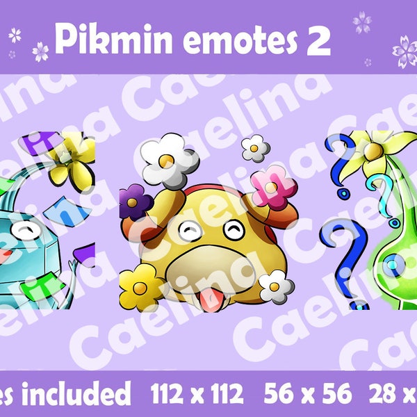 Buy Pikmin Emotes Online In India - Etsy India