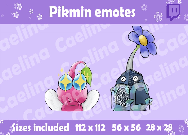 Emotes Twitch Pikmin - Etsy