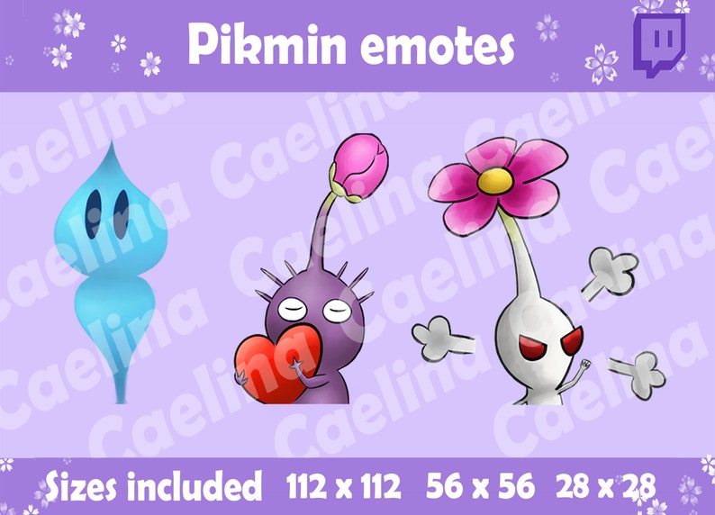Emotes Twitch Pikmin - Etsy