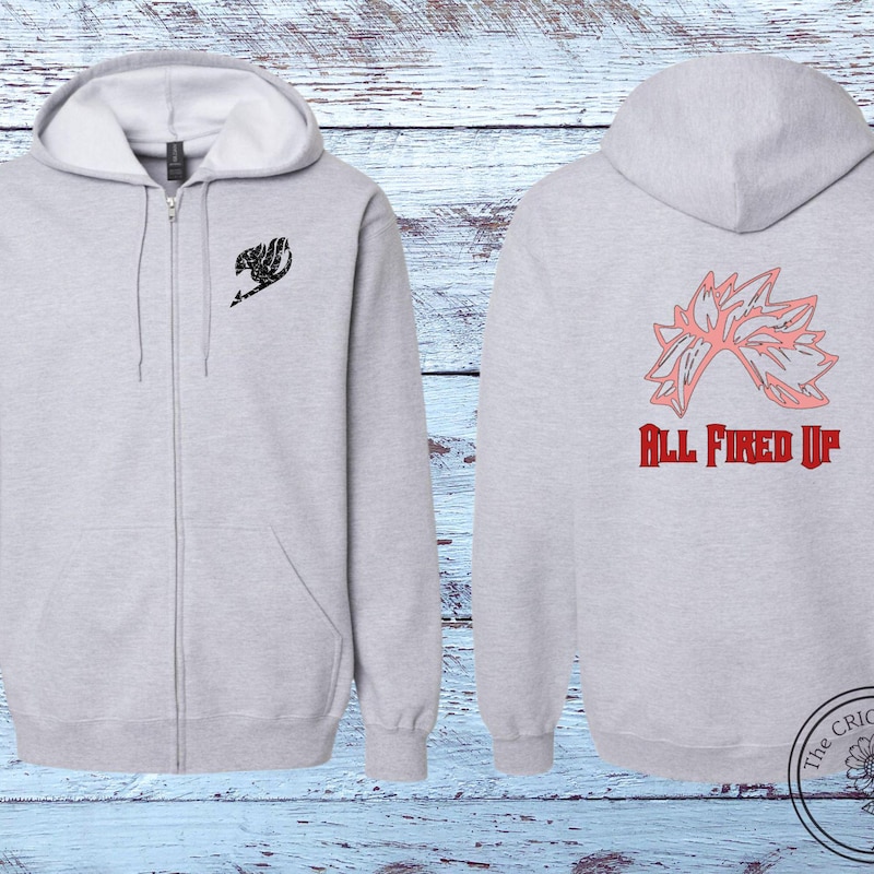 Anime Zip up Hoodie - Etsy