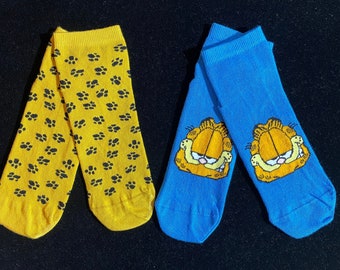 Garfield Socks - Etsy