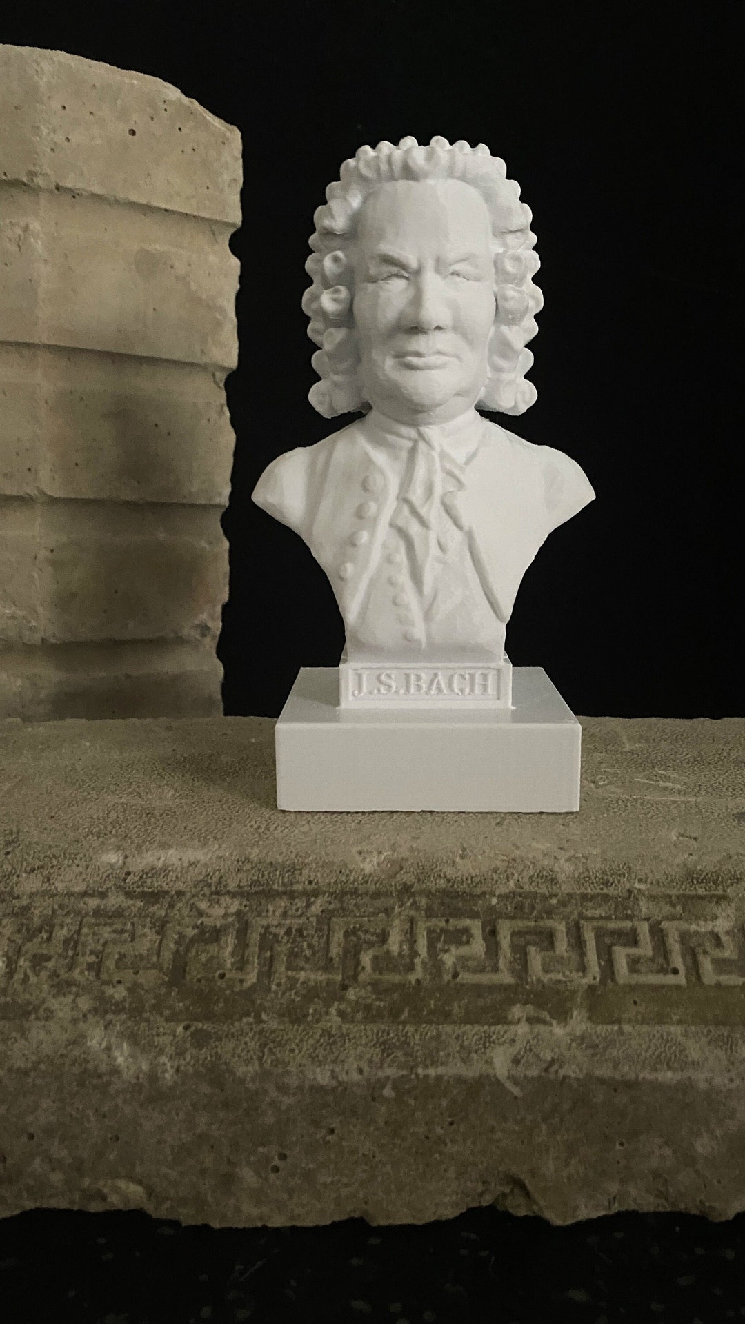 Johann Sebastian Bach Bust Musician Sculpture German Composer Bach ...