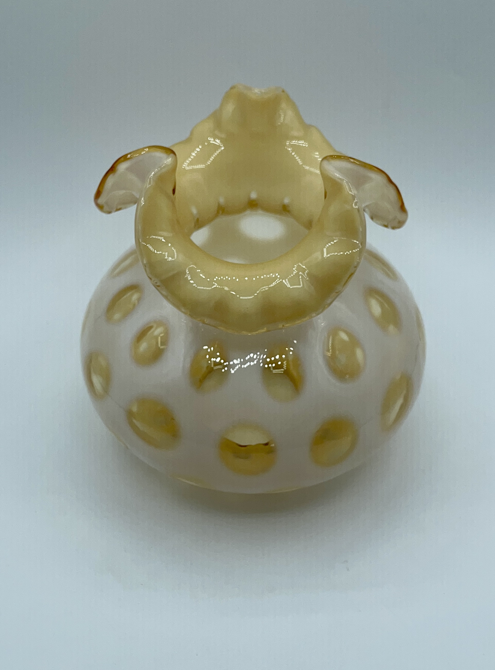 Fenton Honeysuckle Coin Dot Lampshade Mint Opalescent Lampshade - Etsy