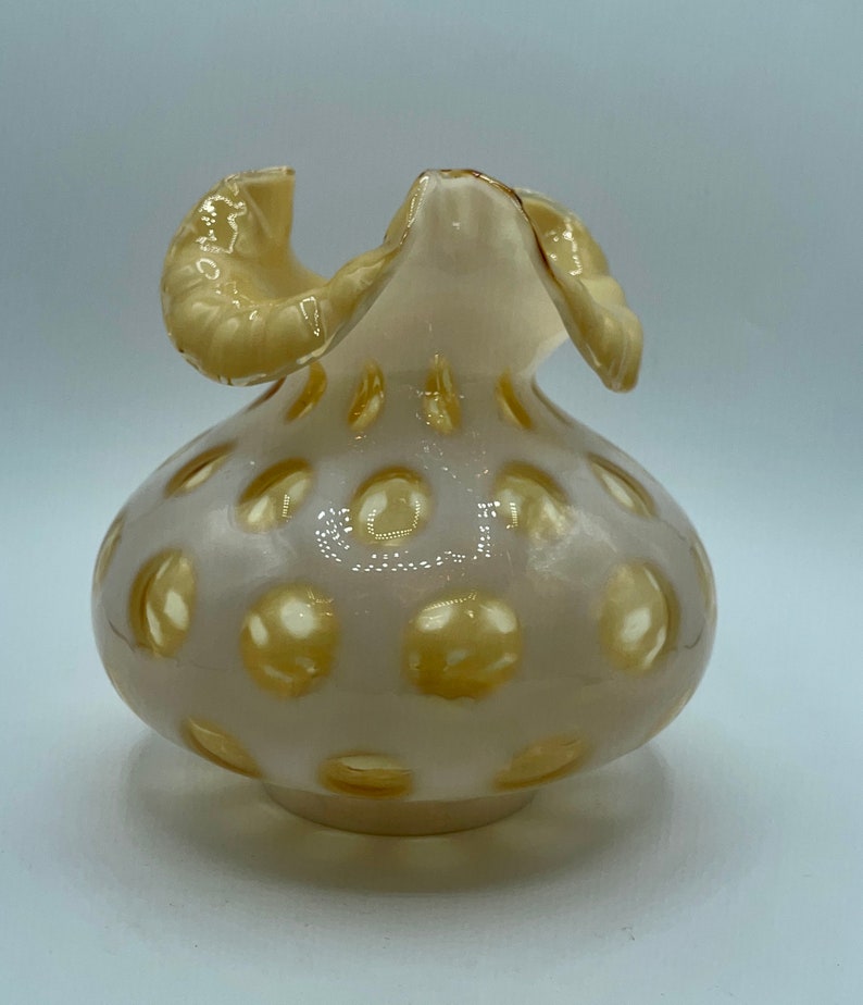 Fenton Honeysuckle Coin Dot Lampshade Mint Opalescent Lampshade - Etsy