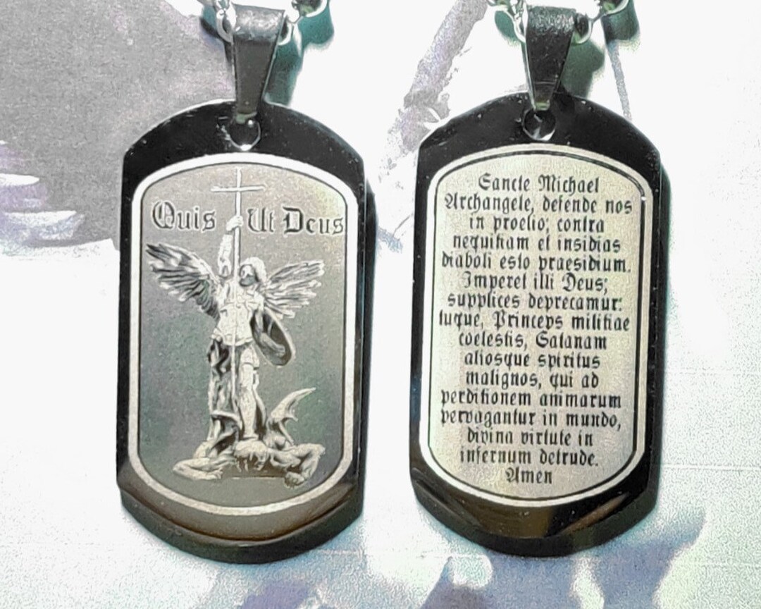 Pendant With the Image of Saint Michael the Archangel. - Etsy
