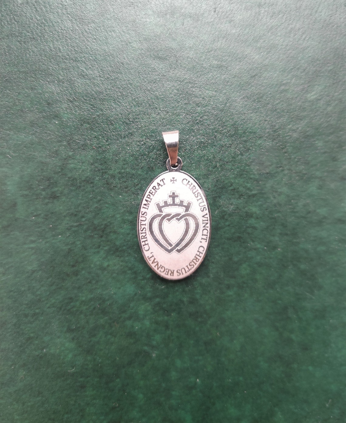 Saint Pius X Pendant and the Symbol of the United Hearts of Saint Mary ...