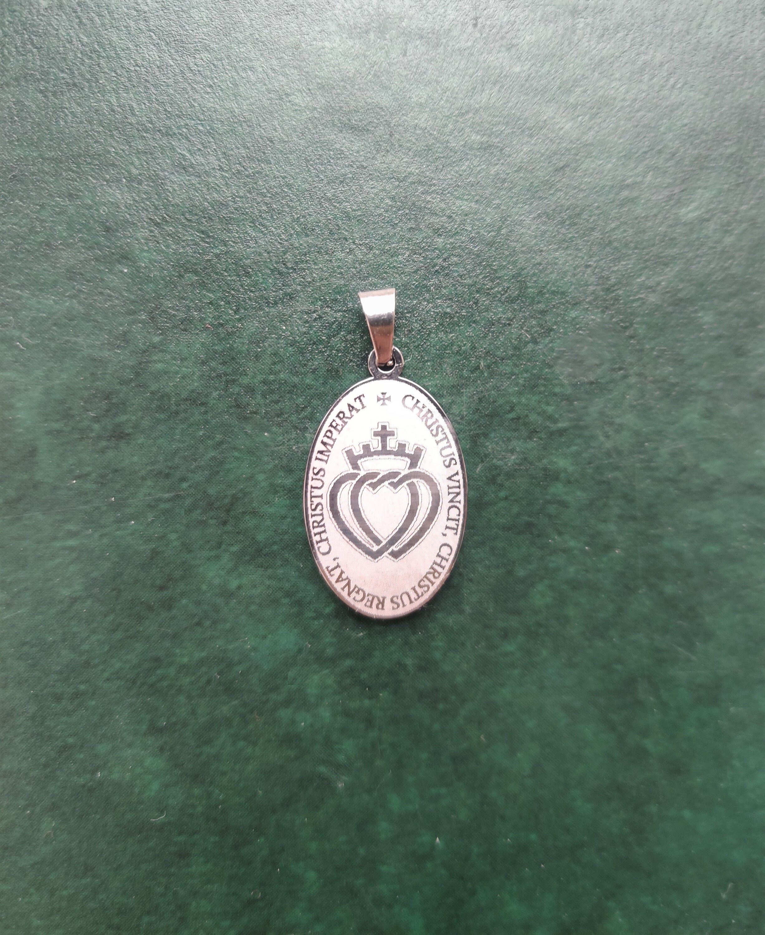 Saint Pius X Pendant and the Symbol of the United Hearts of Saint Mary ...